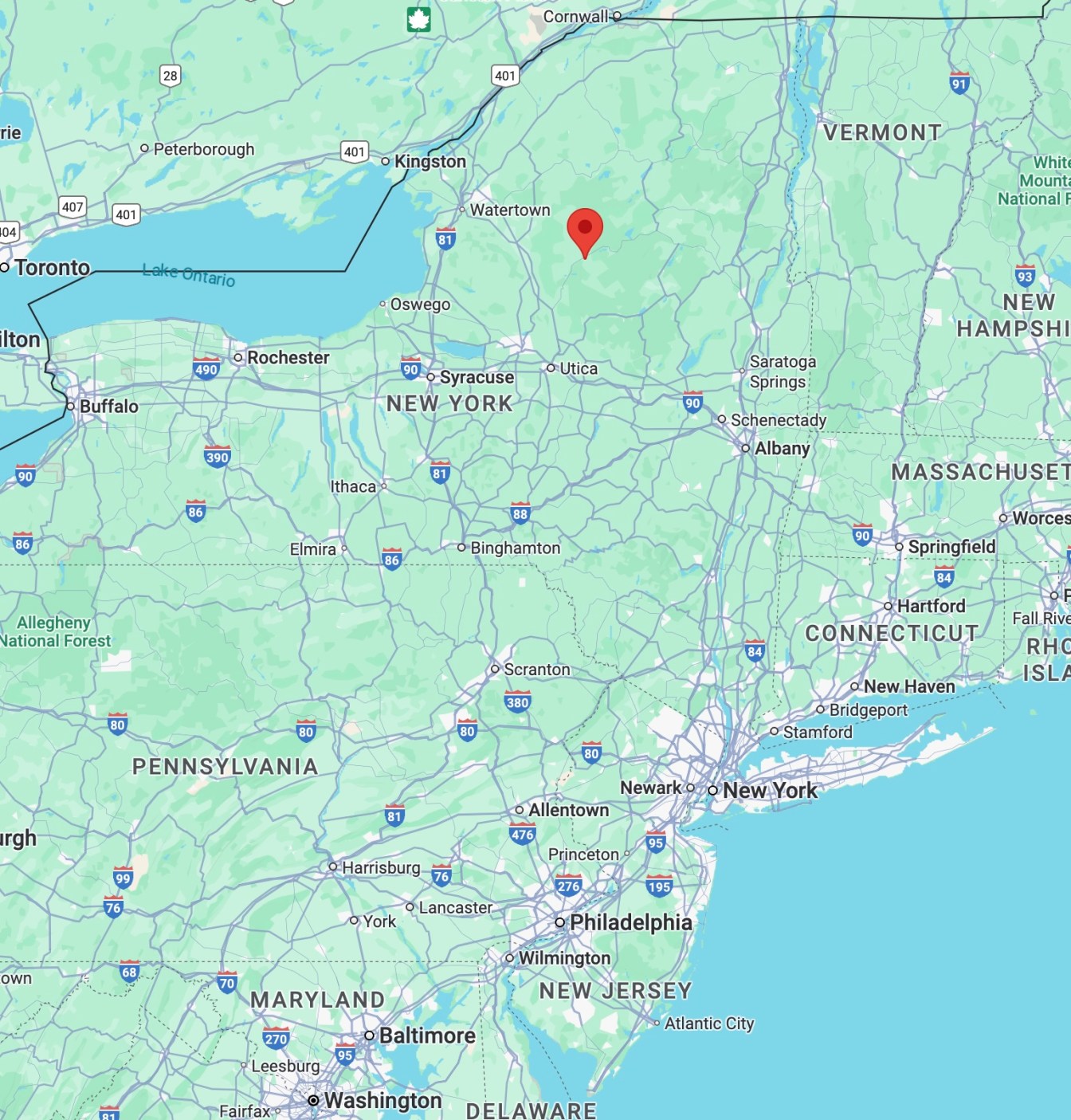 Off-Season Adirondacks. – The Open Road Ahead